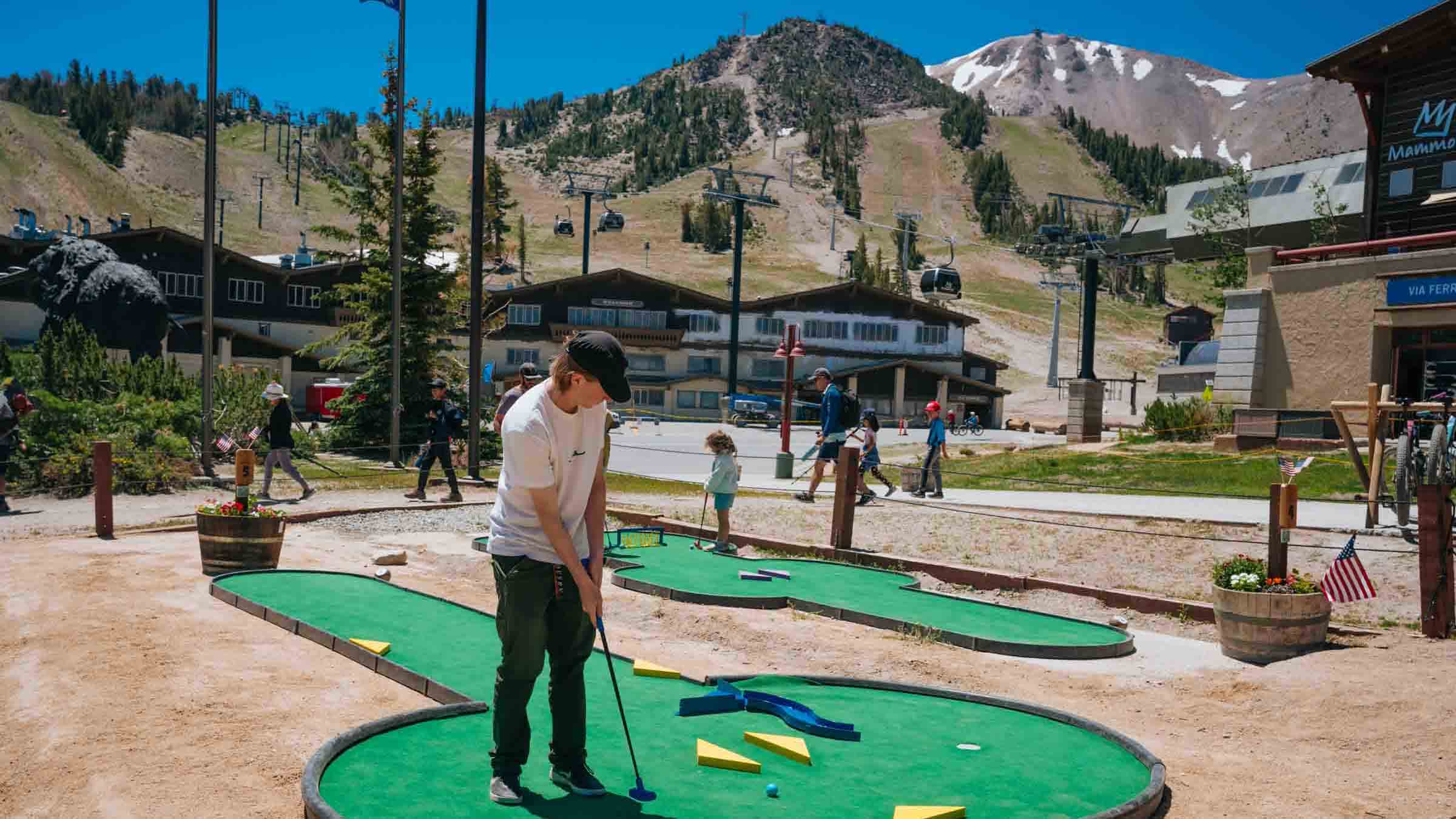 Mini Golf at Mammoth Mountain